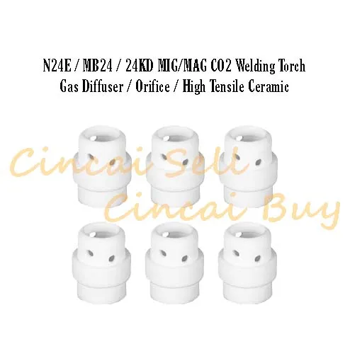 N24E / MB24 / 24KD MIG/MAG CO2 Welding Torch Gas Diffuser / Orifice ...