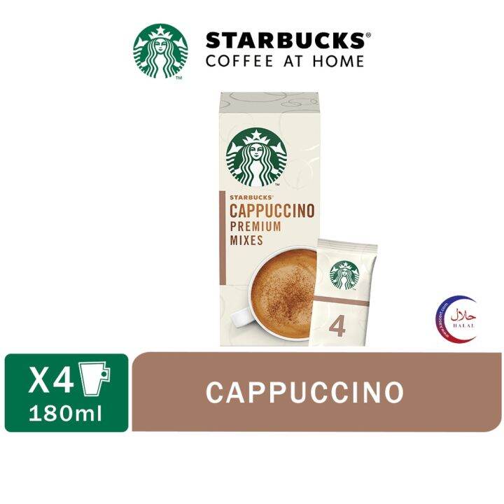 STARBUCKS® (4 x 14g) - Premium Coffee Mix, Made with 100% Arabica Beans, Rich and Velvety | Lazada