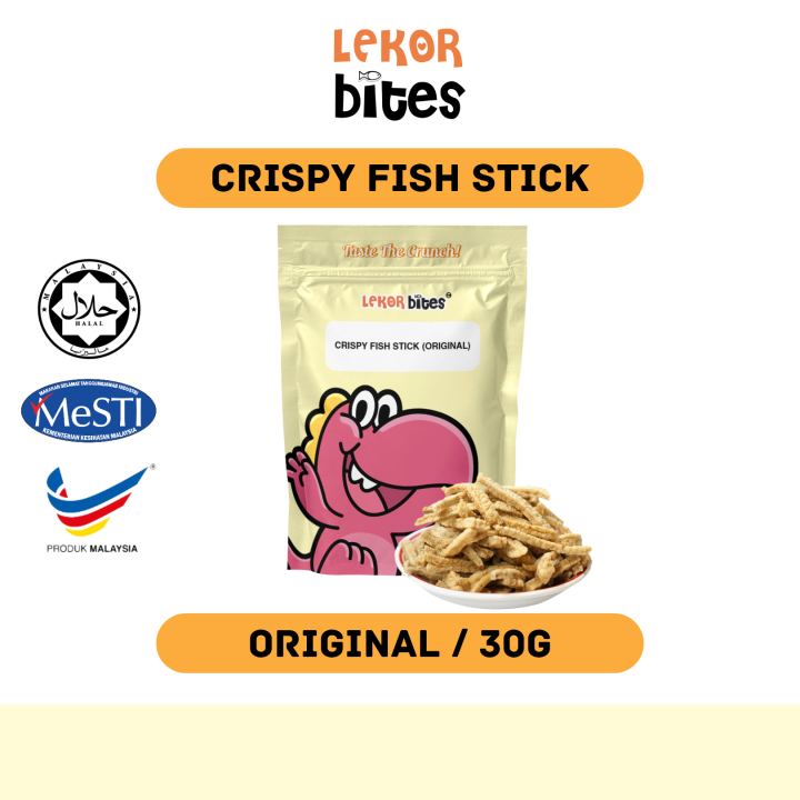 [HALAL] Lekor Bites Crispy Fish Stick | Stik Ikan - Original | Lazada
