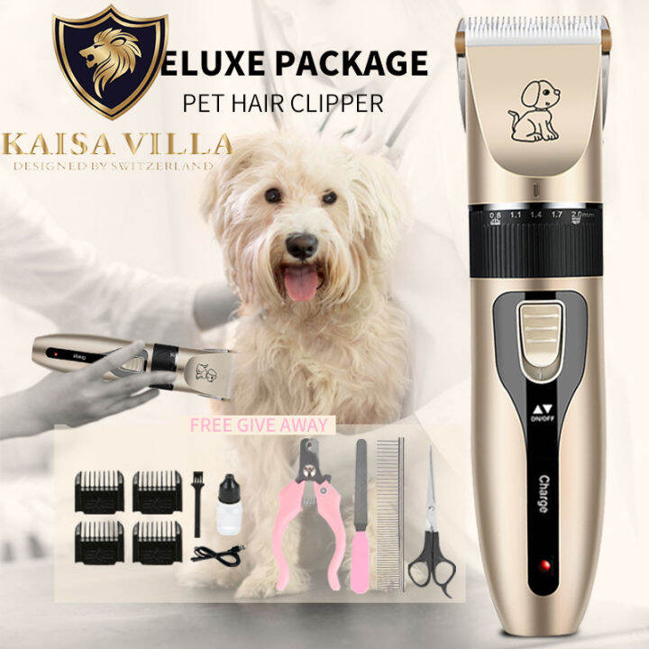 Kaisa MALL Pet Dog Cat Professional Rechargeable Shaving Beauty Tool ...