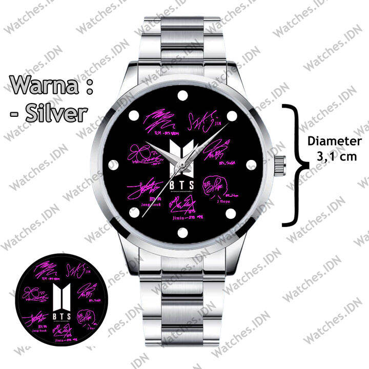 Jam Tangan Cewek Model Rantai TTD BTS Model Terbaru 2022 | Lazada Indonesia