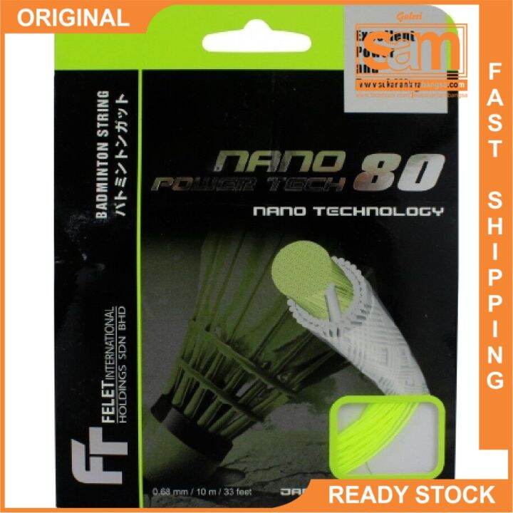 Felet Nano Power Tech 80 Badminton String (0.68mm) | Lazada