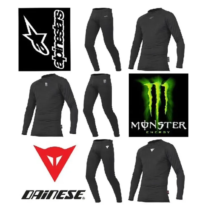 Motorcycle Race Underwear Inner Liner Suit Shirt+Pant Dainese Alpine ...