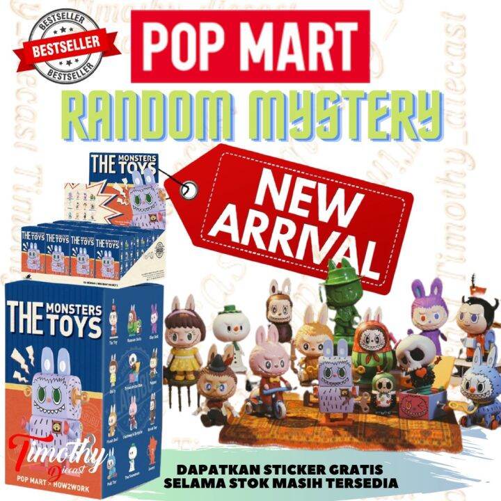POP MART ACTION FIGURE THE MONSTERS TOYS RANDOM TIDAK BISA PILIH ...