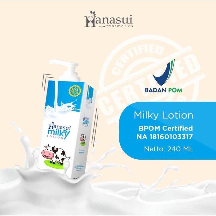 hanasui body lotion milky Hanasui Milky Hand And Body Lotion 240ml ...