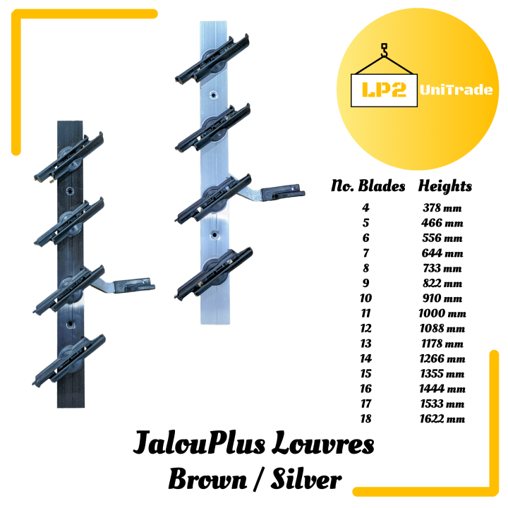Aluminum Jalouplus Frame / JolouPlus Louvres / Aluminum JalouPlus ...