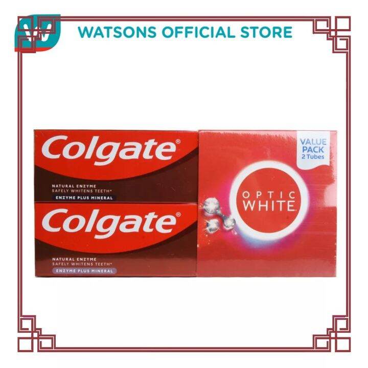 COLGATE Optic White White Enzyme 2s | Lazada PH
