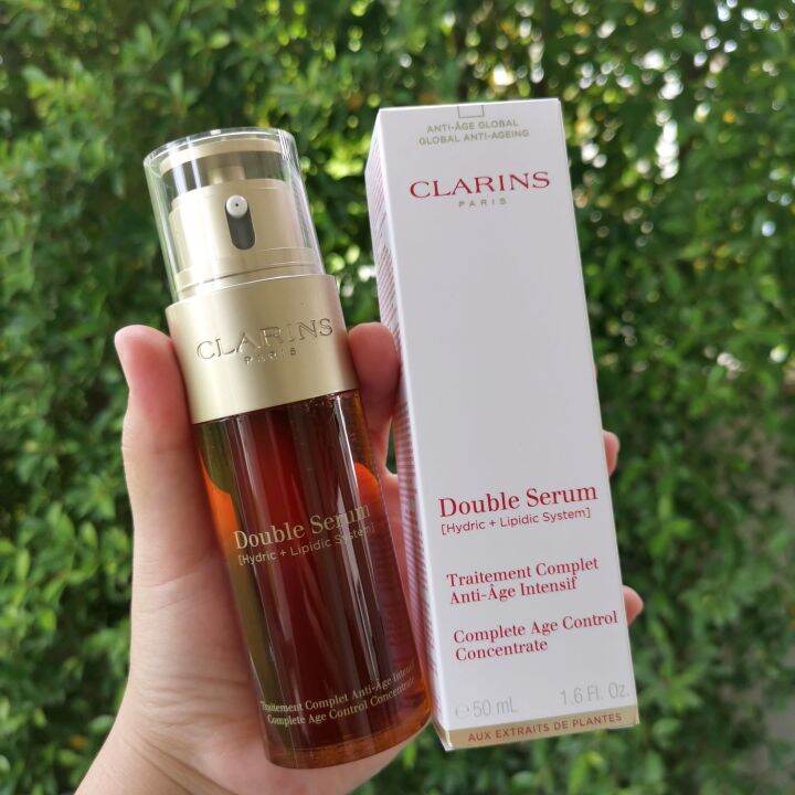 [แท้ 100% Exp.2025] Clarins Double Serum Complete Age Control Concentrate 30ml, 50ml (ไม่แท้คืน ...