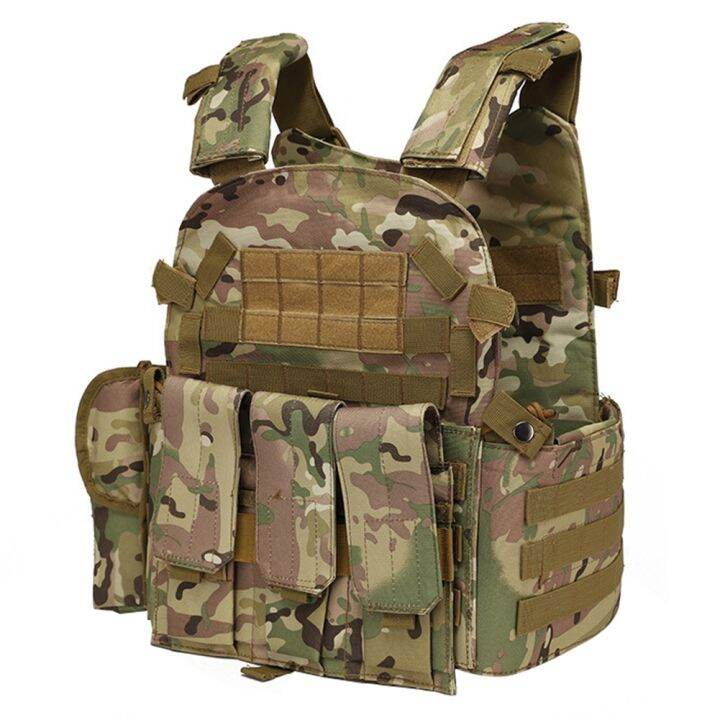 Molle Plate Carrier Vest Tactical Hunting Vest Military Gear Army ...