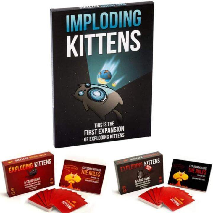 Imploding Kittens and Exploding Kittens Card Game Board Game Party Game | Lazada PH
