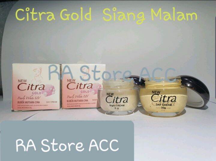 Termurah !! Citra Gold Day And Night Cream 20gr / Krim Siang Malam ...