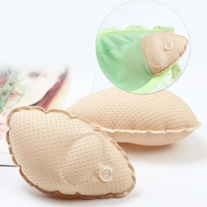 แฟชั่นผู้หญิงใส่ Magic Bra Pad ปรับ Inflatable Air Bra Pads เต้านม ...