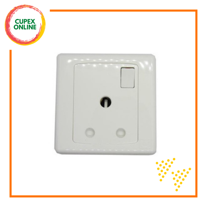 MK E2893SR WHI Switched Socket Outlet SP 1G 15A 250V | Lazada