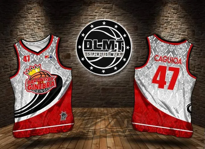 PBA INSPIRED JERSEY BRGY GINEBRA KING- CAGUIOA 47 CODE DLMT151 FULL ...