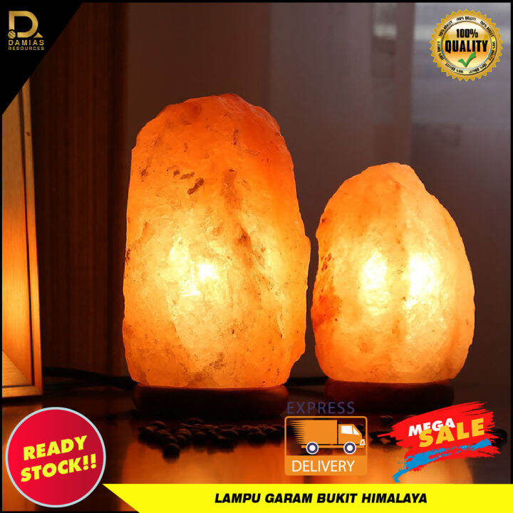 Lampu Aura Garam Gunung Asli Himalaya 3KG Dan 4KG-8KG Salt Lamp ...