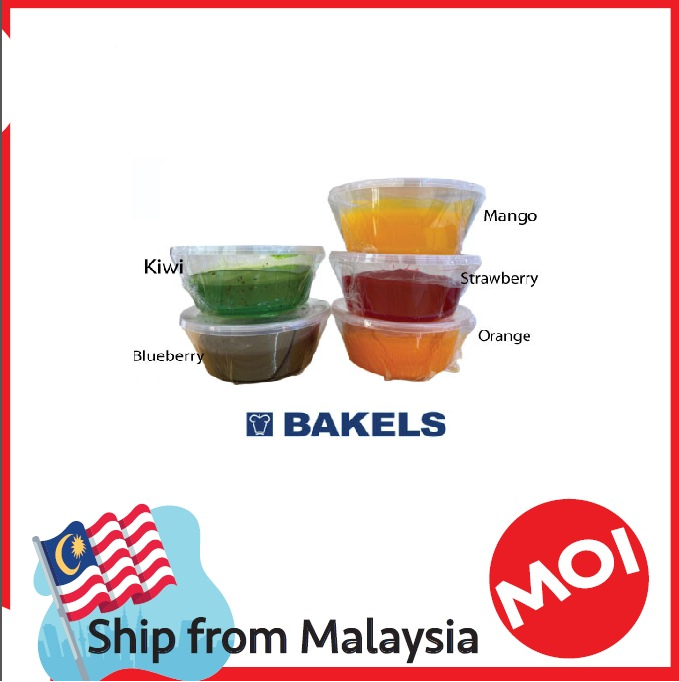 Bakels Fruits Filling Kiwi Blueberry Mango Strawberry Orange 250g 500g ...