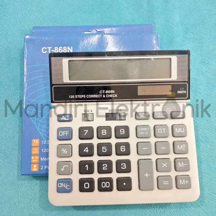 Kalkulator Citizen CT-868N 12 Digit 2 Power | Lazada Indonesia