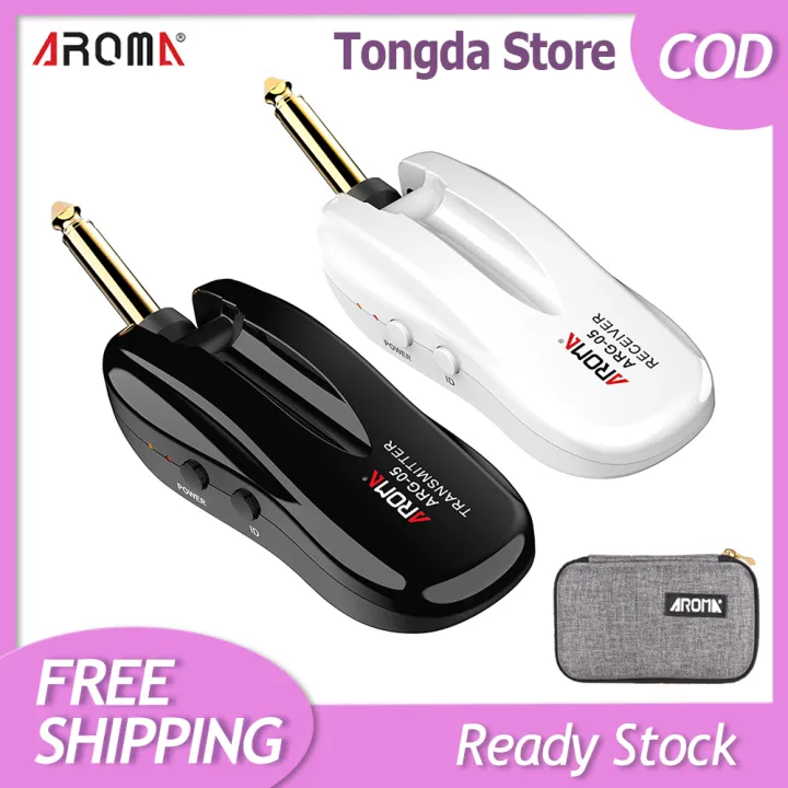 AROMA ARG-05 Wireless Guitar Audio Transmission System Transmitter ...
