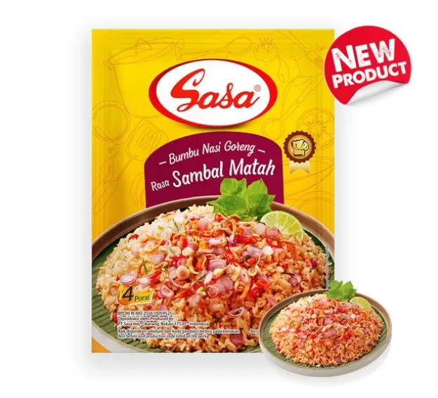 Sasa Bumbu Nasi Goreng Sambal Matah 20g Indonesia Original Seasoning ...