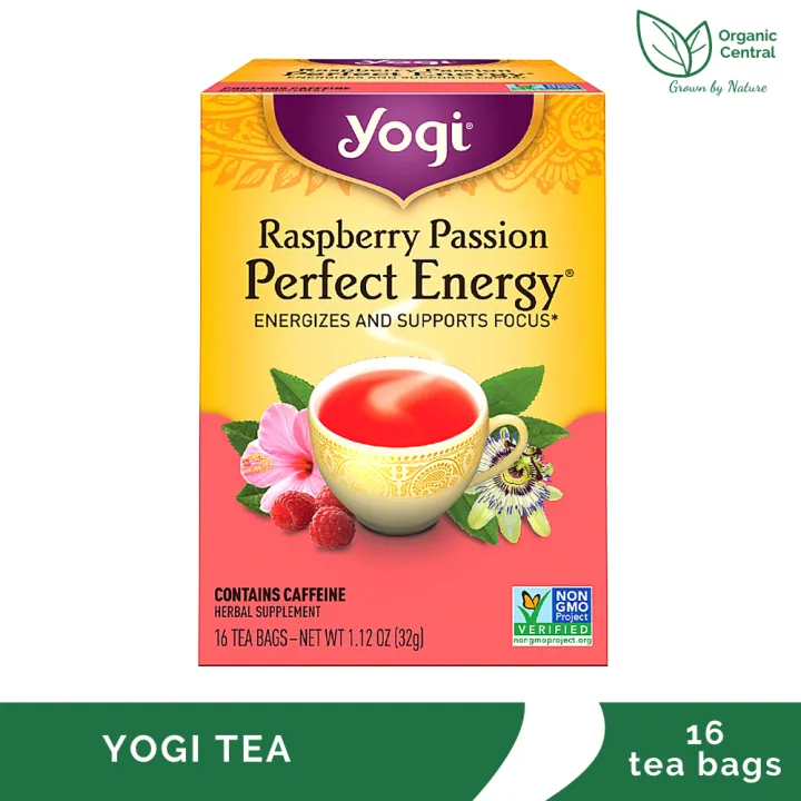 Yogi Organic Raspberry Passion Perfect Energy 16 Tea Bags | Lazada PH