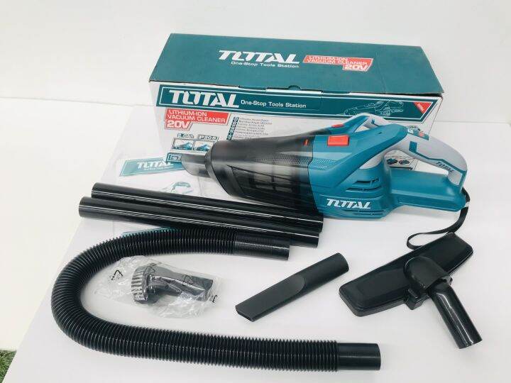 Total เครื่องดูดฝุ่น (มือถือ) ไร้สาย 20V รุ่น TVLI2001 ++พร้อมอุปกรณ์ ...