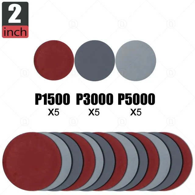 2/3/4/5/6/7 Inch Self Stick Sander Sandpaper For Sander Disc Hook ...