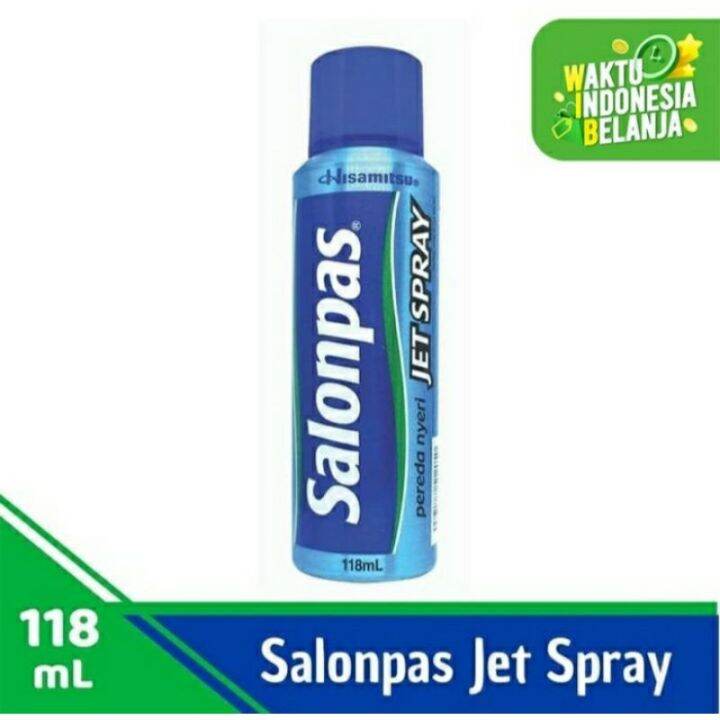 SALONPAS PAIN RELIEVING JET SPRAY 118ML | Lazada PH