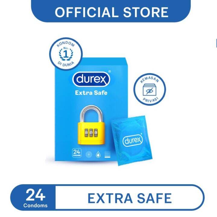 Kondom Durex Extra Safe 24s Isi 24 Pcs | Lazada Indonesia
