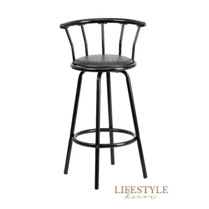 Durable Metal Bar Stool Rotating / Swivel (17 x 21 x 39H inches ...