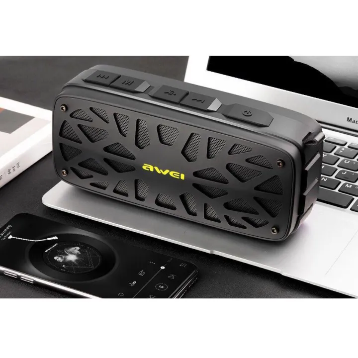 Awei Y330 Portable Outdoor Wireless Bluetooth Speaker | Lazada PH