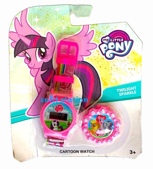 MLP MY LITTLE PONY GLITTERS SHINY GLOW KIDS DIGITAL FASHION WATCH ...