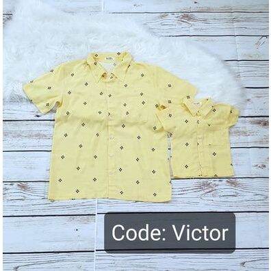 FAMILY TERNO MATCHING OUTFIT DRESS POLO TWINNING COUPLE MOTHER AND ...