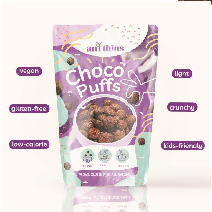 Anythins Choco Puffs Gluten Free Dairy Free Snack 70g | Lazada Indonesia