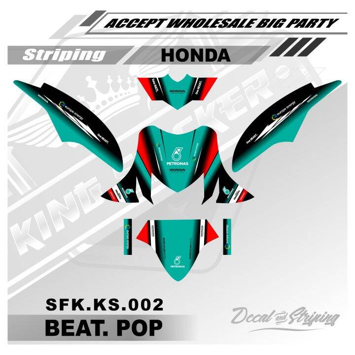Sticker Striping Decal Full Body Beat Pop - Sticker Striping Variasi ...