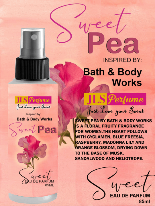 SWEET PEA Women's Inspired Perfume 25% Oil Based Long Lasting 85ml ...