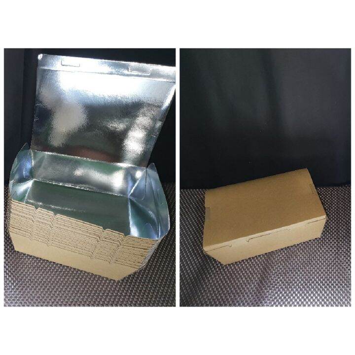 Paper Meal Box, Food Packaging, Spaghetti Box Etc. (Silver) 25pcs ...