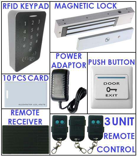 Door Access RFID Control System KM/D99 with Remote Control Set (1Unit X ...