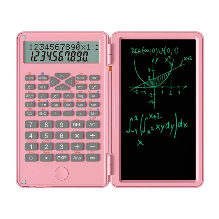 Scientific Calculators, 12-Digit LCD Display with Erasable Writing ...