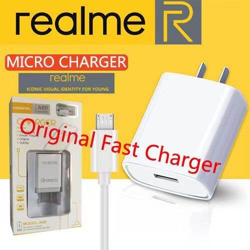 Realme Charger Original Fast Charger 3.1A Micro Usb/Cable Android 2In 1 ...