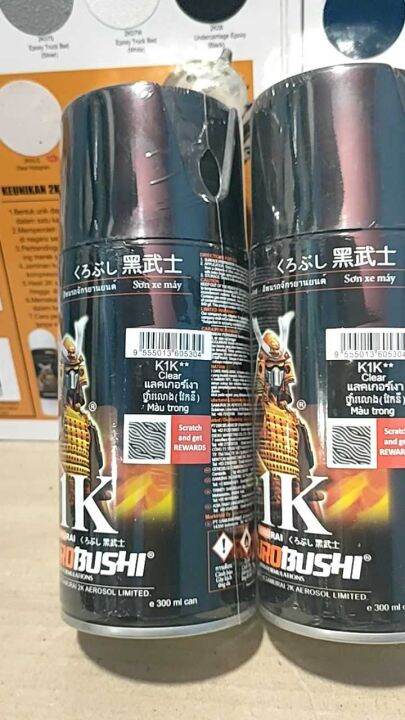 Pilok Pilox Cat Samurai Clear K1K 1 300ml Cat Semprot Samurai Paint ...