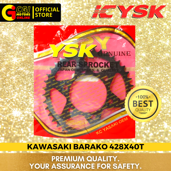 YSK Rear Sprocket for Kawasaki Barako 428X40T | Lazada PH