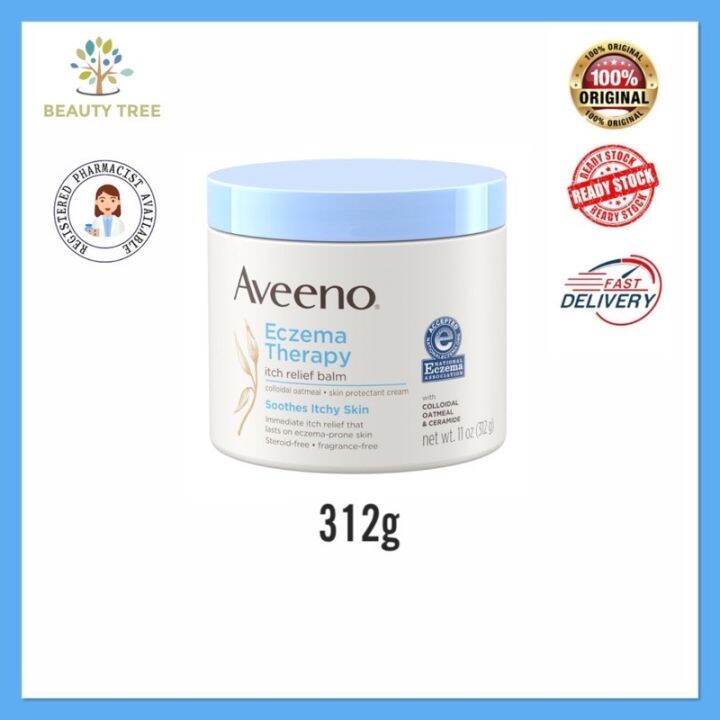 Aveeno Eczema Therapy Itch Relief Balm with Colloidal Oat 312g | Lazada