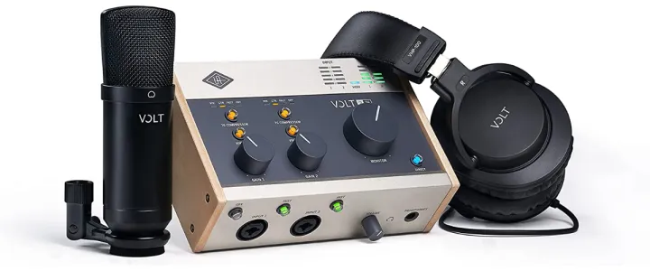 Universal Audio UA Volt 276 Studio Pack for recording, podcasting, and ...