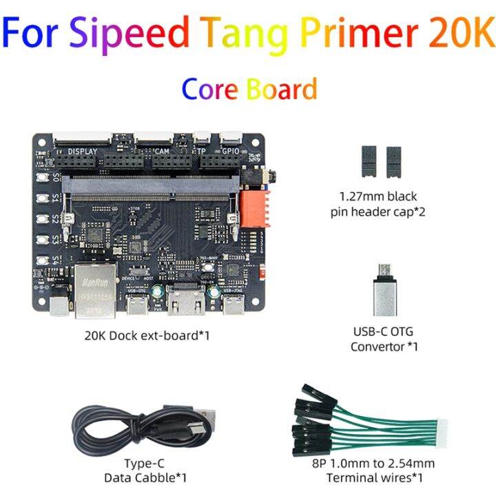 For Sipeed Tang Primer 20K Dock Board Kits Development Board 128M DDR3 GOWIN GW2A FPGA GoAI Dock ...
