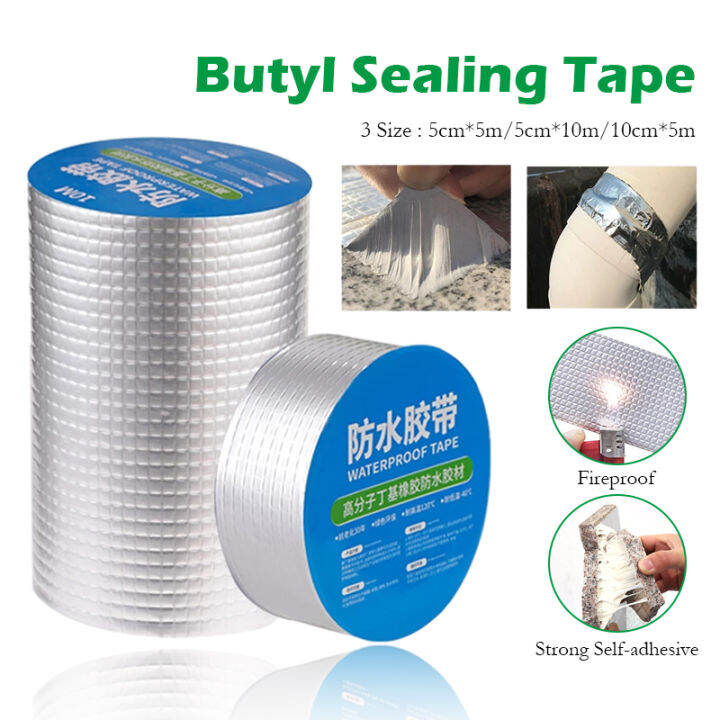 Waterproof Aluminum Foil Butyl Tape Ealing Self Adhesive Tape Color Steel Bungalow Roof Leakage ...