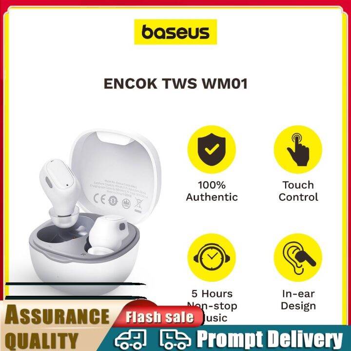 Baseus Encok WM01 True Wireless Earphones In-ear Noise Reduction ...