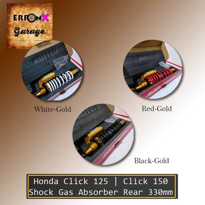 EG Honda Click 125 | Click 150 Shock Gas Absorber Rear 330mm | Lazada PH