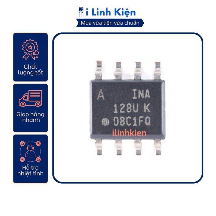 INA128 INA128UA SOP-8 chính hãng TI | Lazada.vn