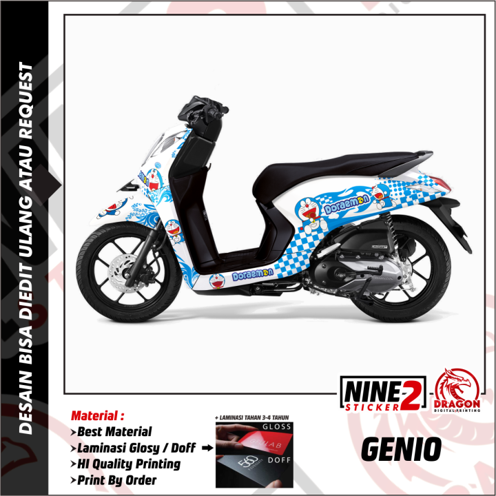 STICKER GENIO DECAL GENIO STRIPING GENIO FULL BODY STIKER GENIO DECAL ...