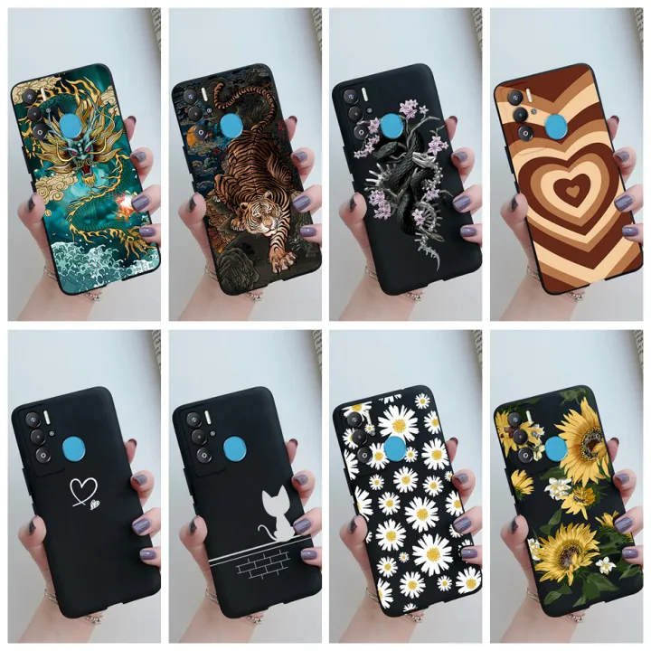 Phone Case for Tecno Pova Neo LE6 LE6H Case Cute Cartoon Painted Casing ...